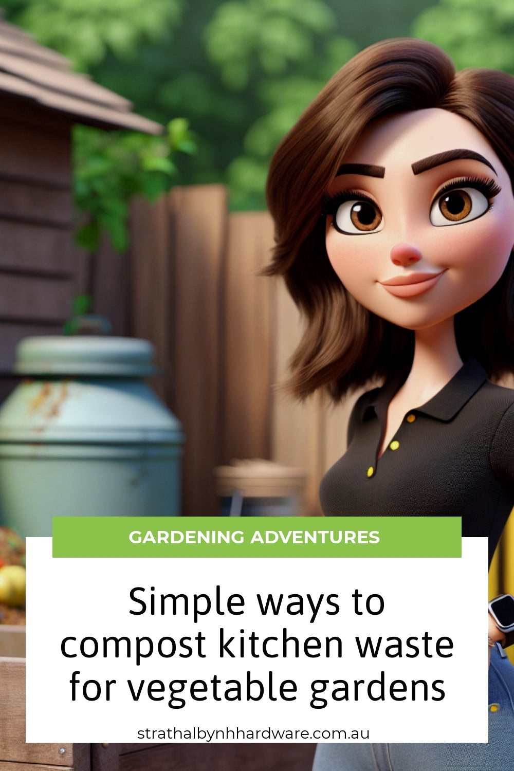 Simple ways to compost kitchen waste for vegetable gardens ...